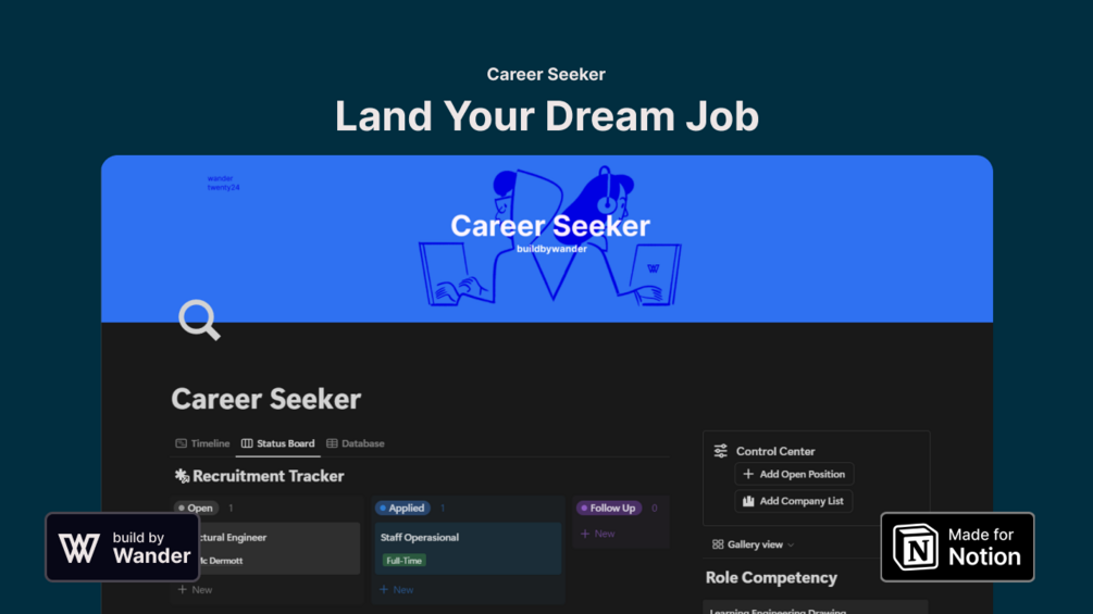 Career Seeker 1.0: Your All-In-One System Optimize your Job Search