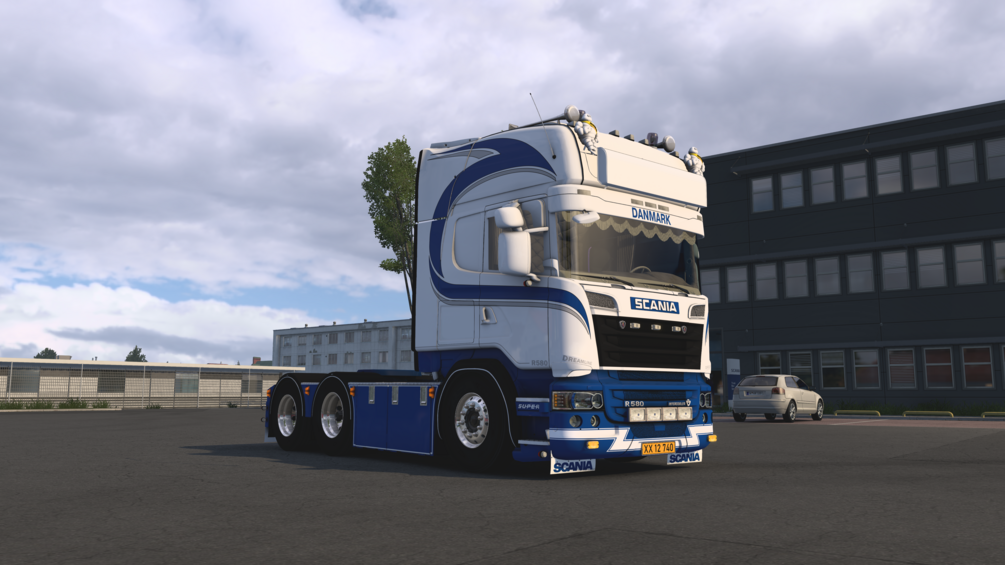 [ETS2] Scania Blue White Streamline (1.4xx-1.50)