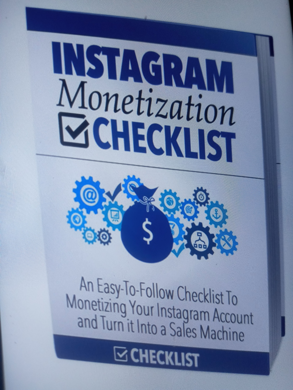 Instagram monetization check List-ebook