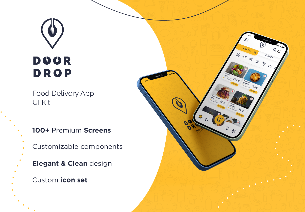Door Drop - Food Delivery App UI