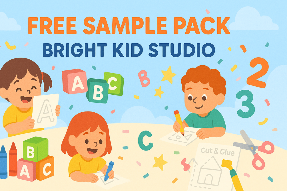 Bright Kid Studio – Free Sample Worksheets (Try Before You Buy!)