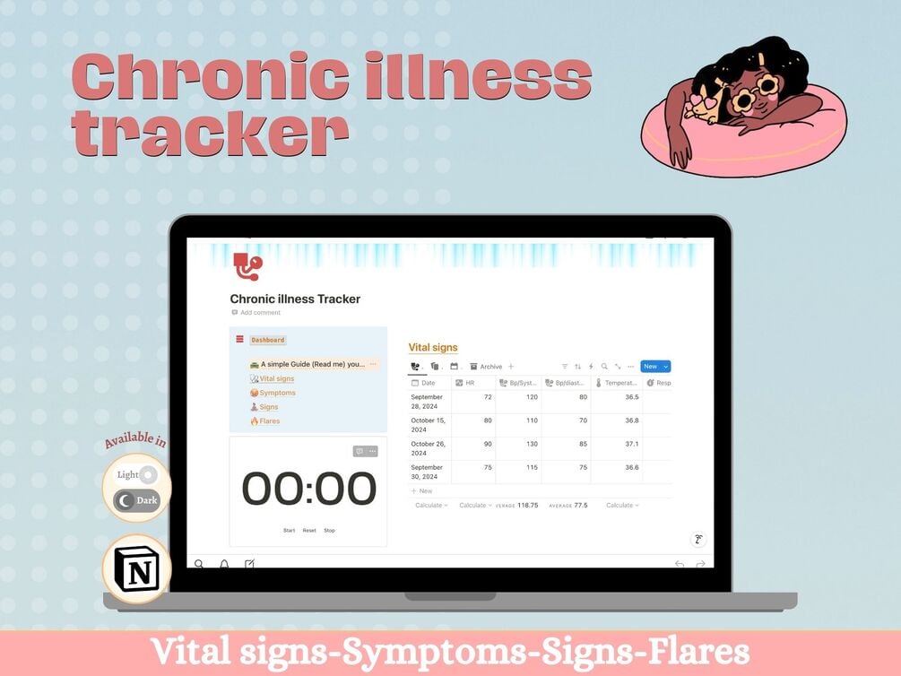 Chronic Illness Tracker Notion Template