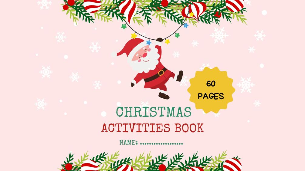 60 Printable Christmas Activity worksheets For Kindergarten kids