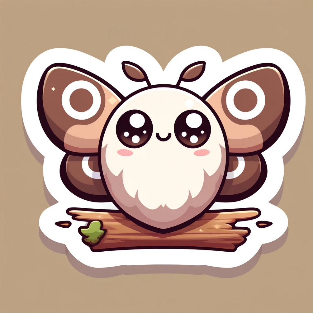 Molly the Moth ~Sticker~