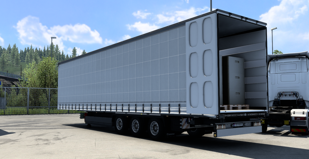 Animated Krone MegaLiner Standalone Trailer