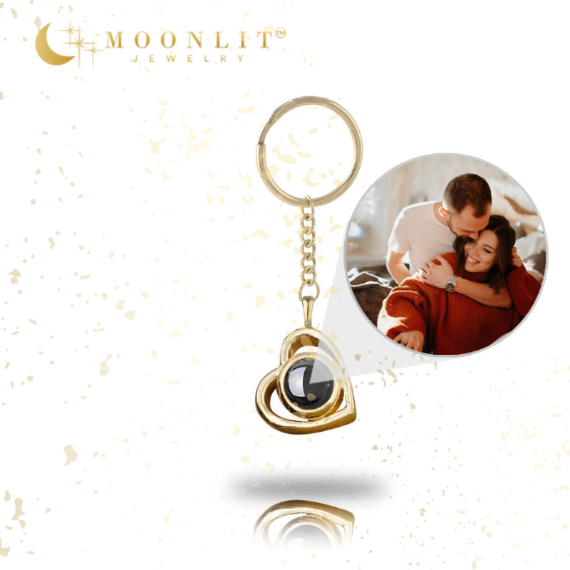 Special Heart Memory Projection Keychain