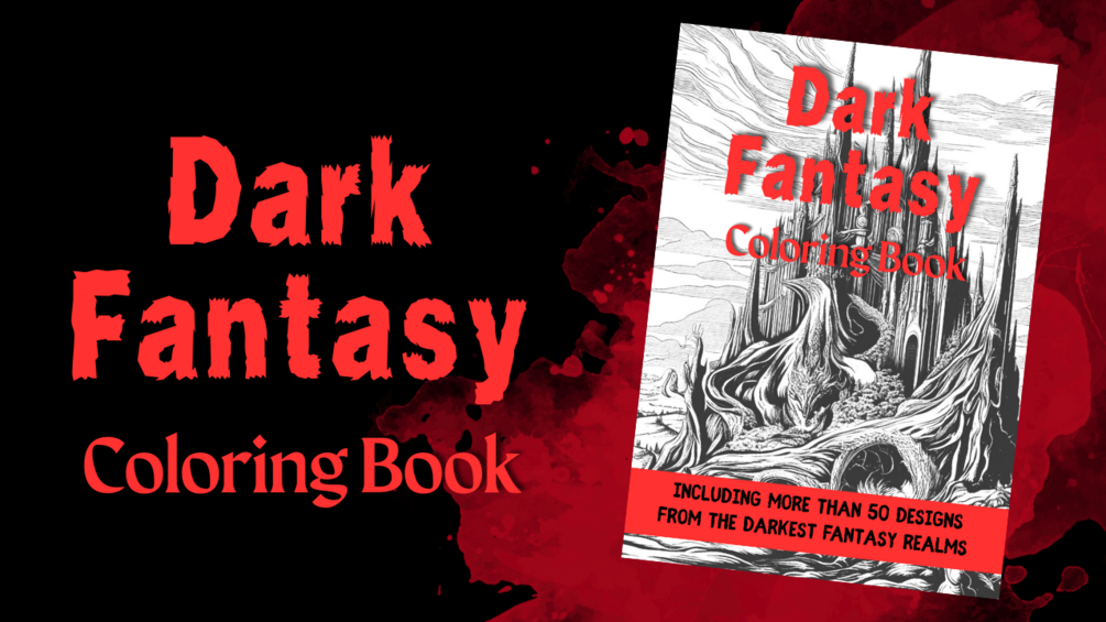 Dark Fantasy Coloring Book