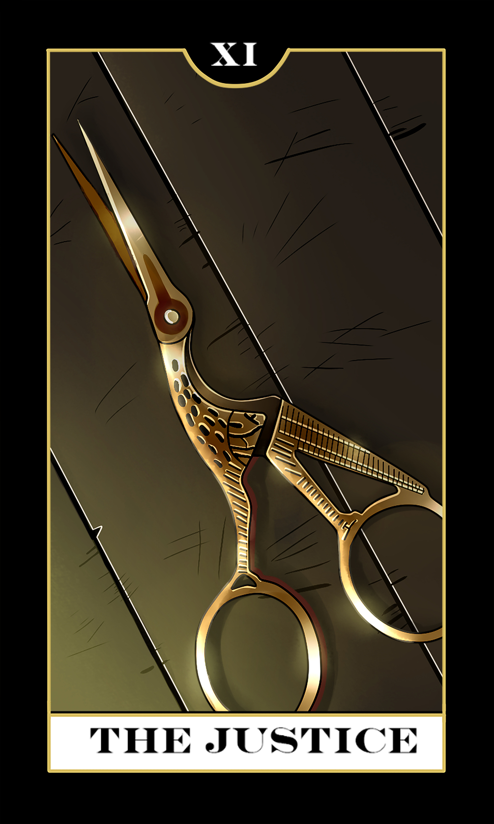 The Justice Card - Over the Garden Wall Tarot