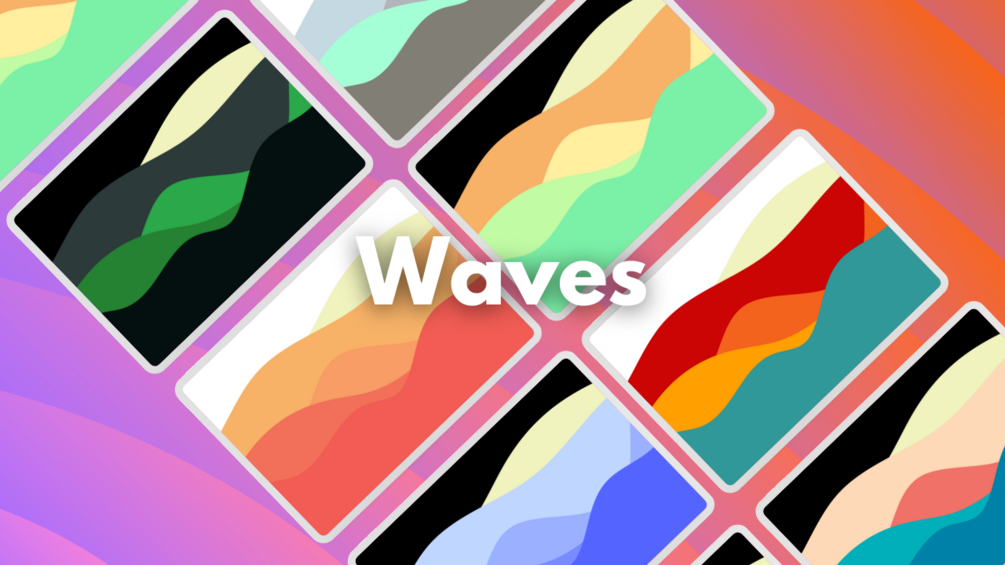 Waves- wallpaper pack