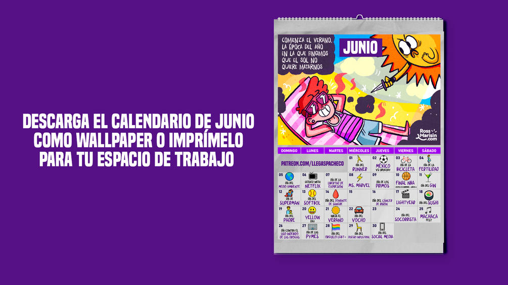Wallpaper - Calendario Junio