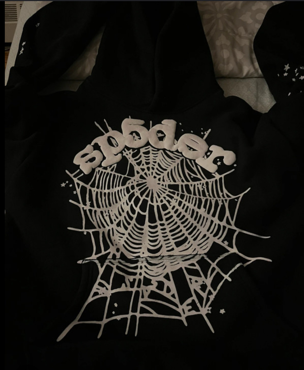 Black spider hoodie
