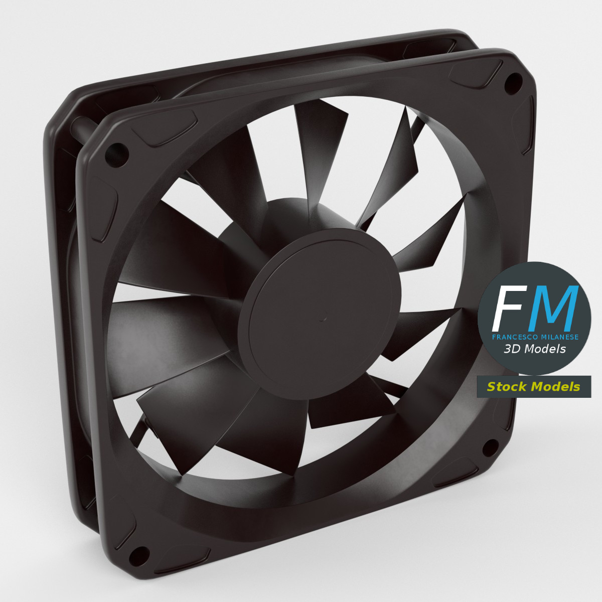 3D MODEL - Computer fan