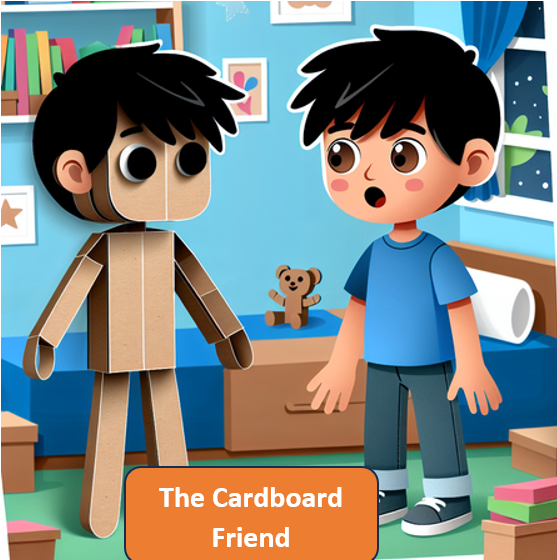 The Cardboard Friend- story for kids