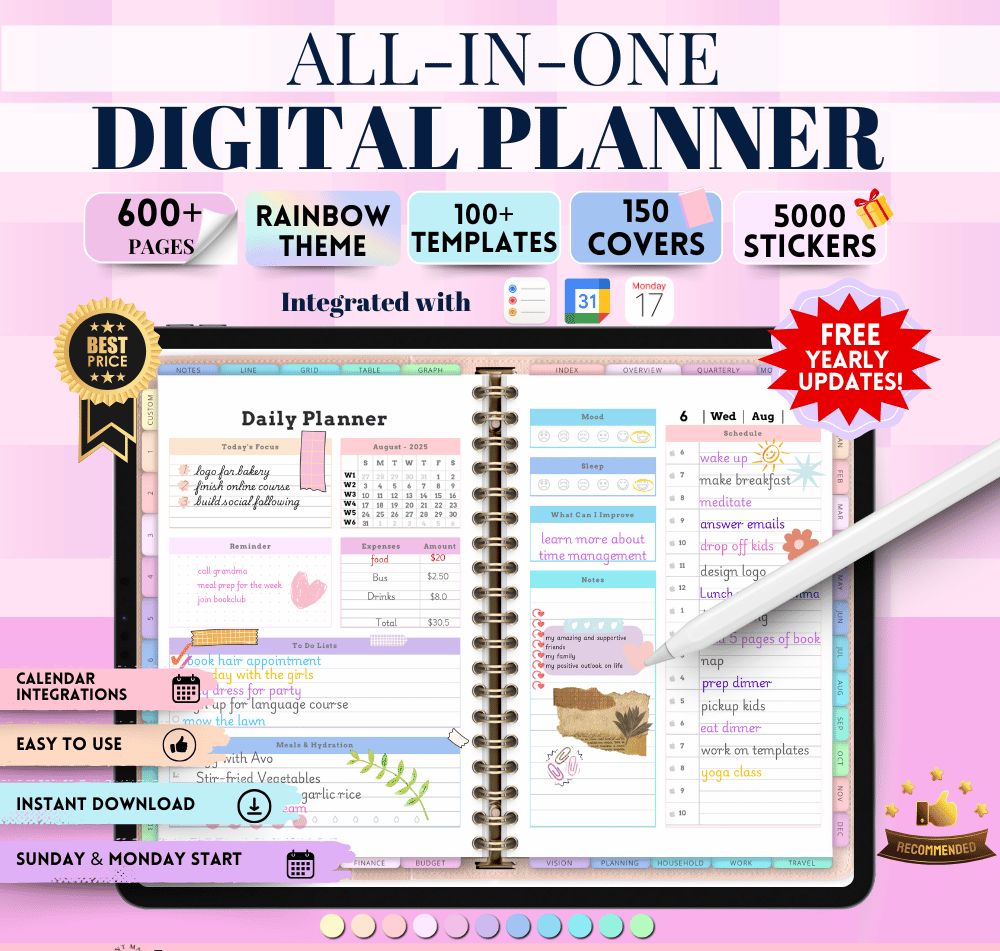 Schedule Master Planner – All-in-One Digital Planner (2026-2028)