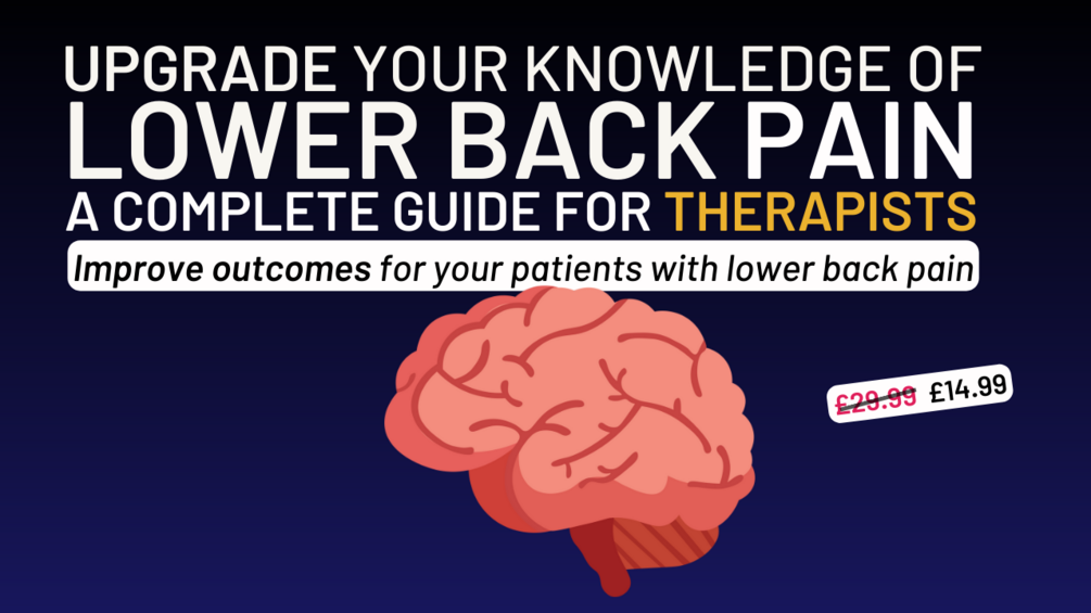 Upgrade Your Knowledge of Lower Back Pain - A Complete Guide for Therapists