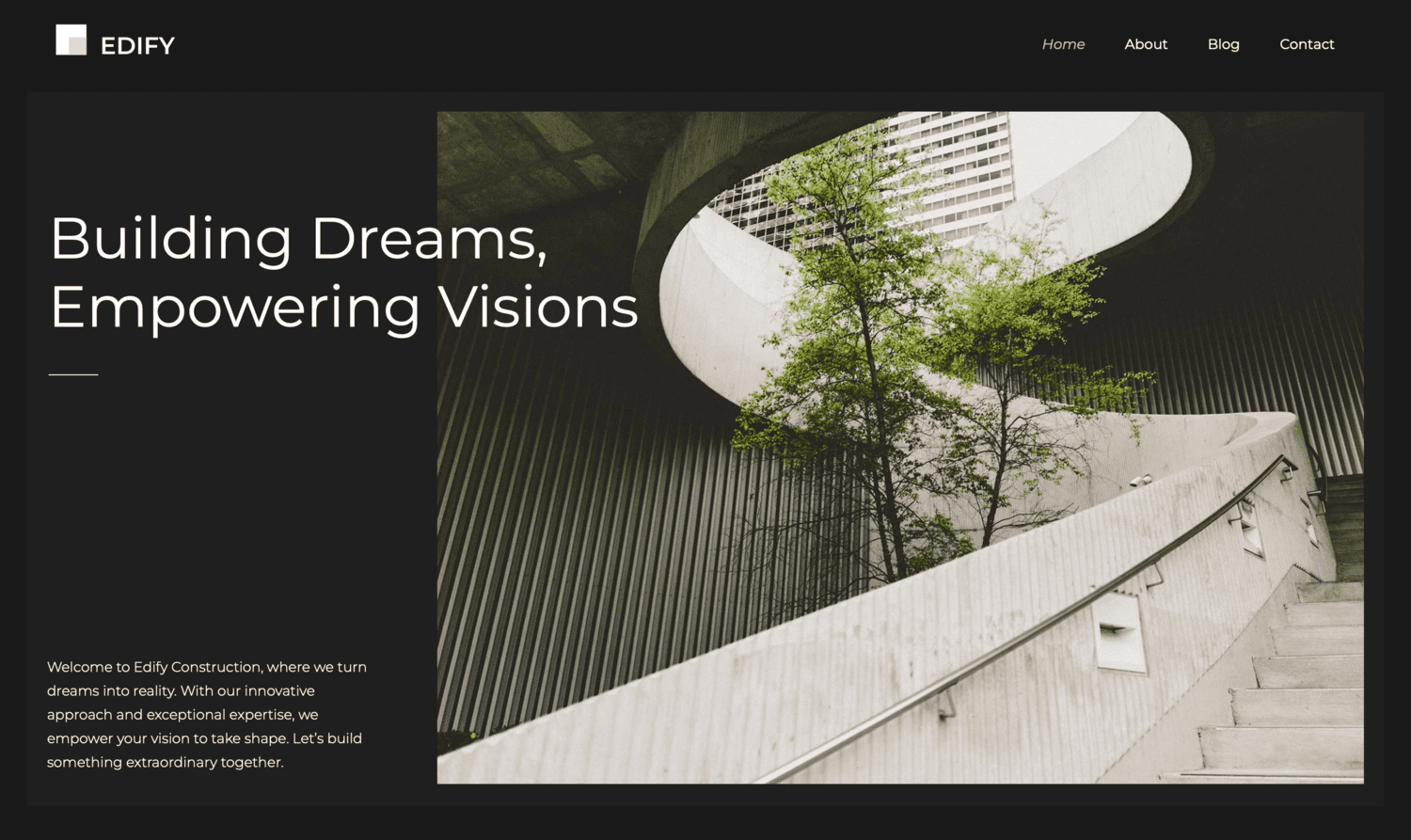 Modern Construction & Architecture Webflow Template