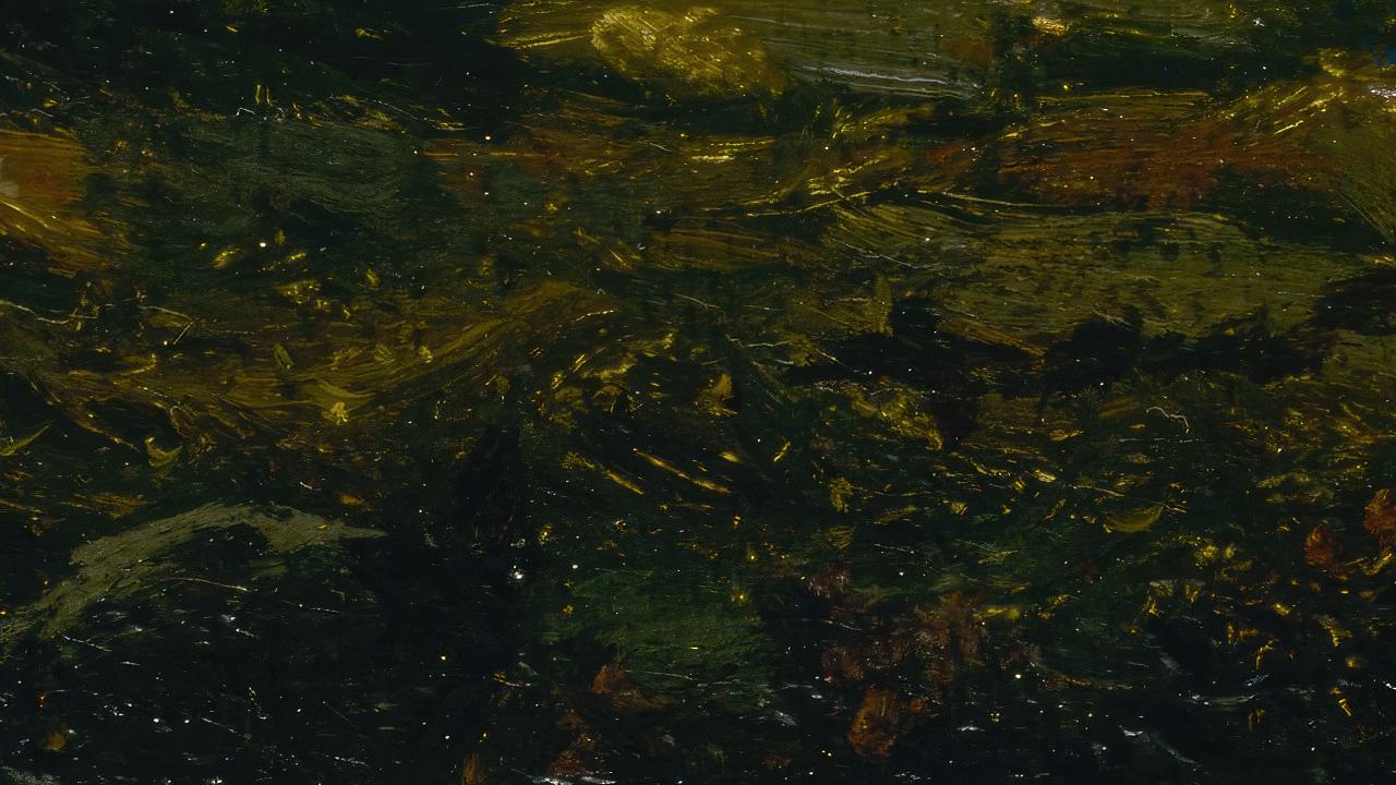 cows descending hillside by Edward Mitchell Bannister