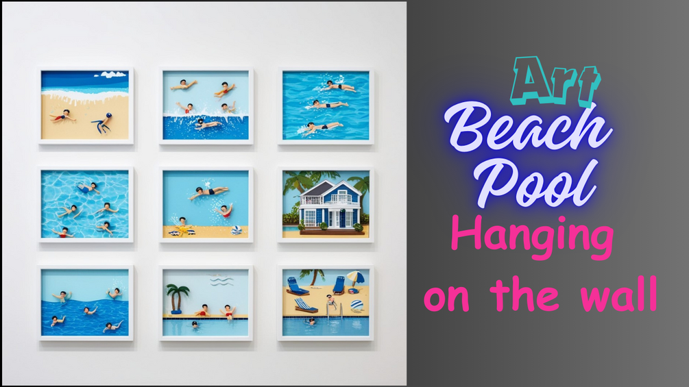 Printable Pool Wall Art, Bundle Art Prints, Beach Pool Wall Decor, Home ...