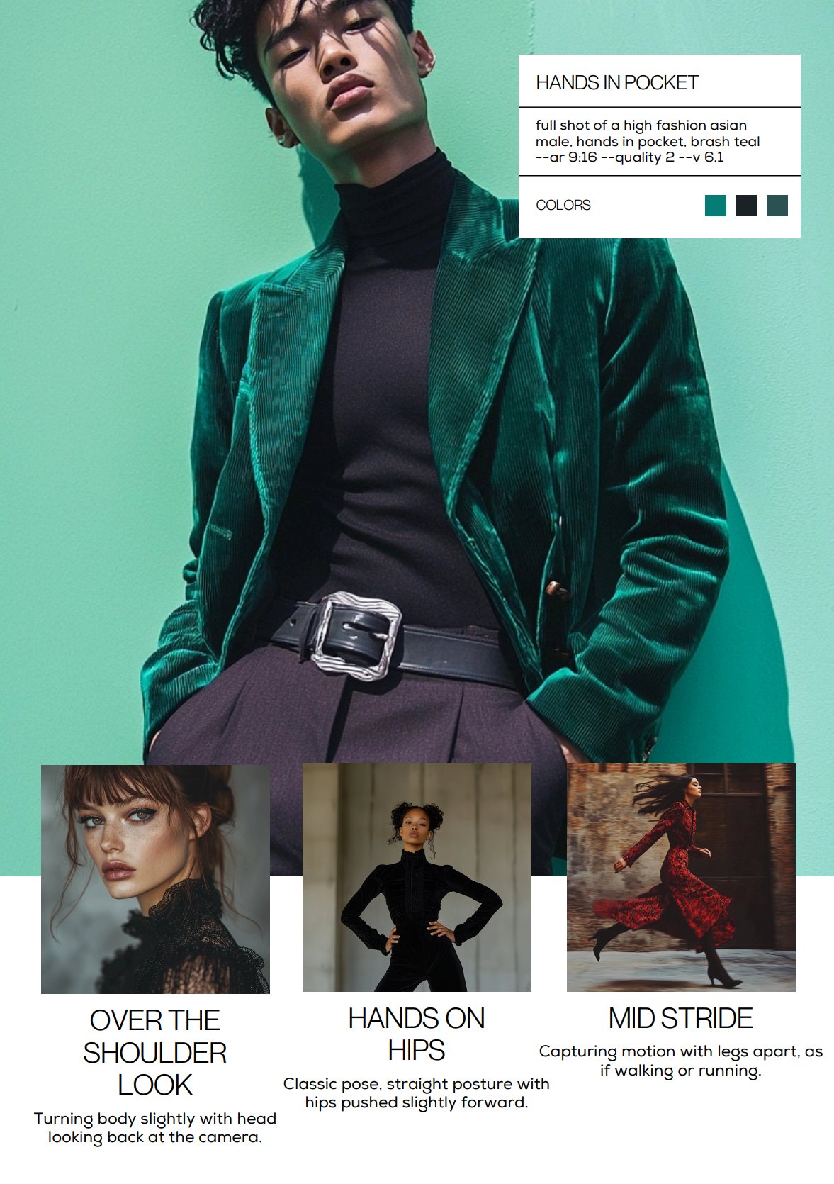High Fashion Poses for Midjourney: An Essentials Guide