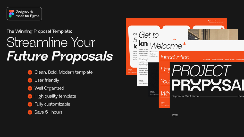 The Winning Proposal Template: Streamline Your Future Proposals (FIGMA)
