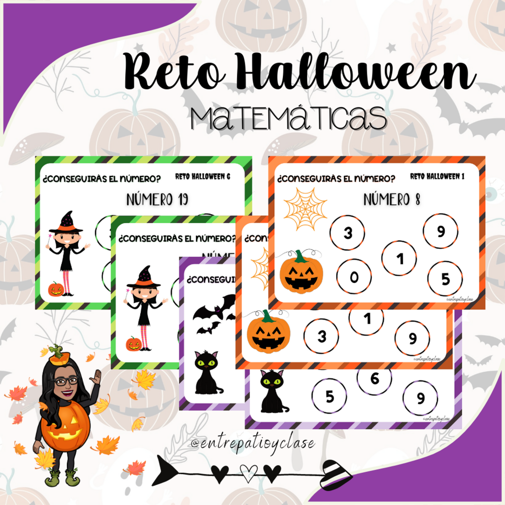 Retos Halloween editable