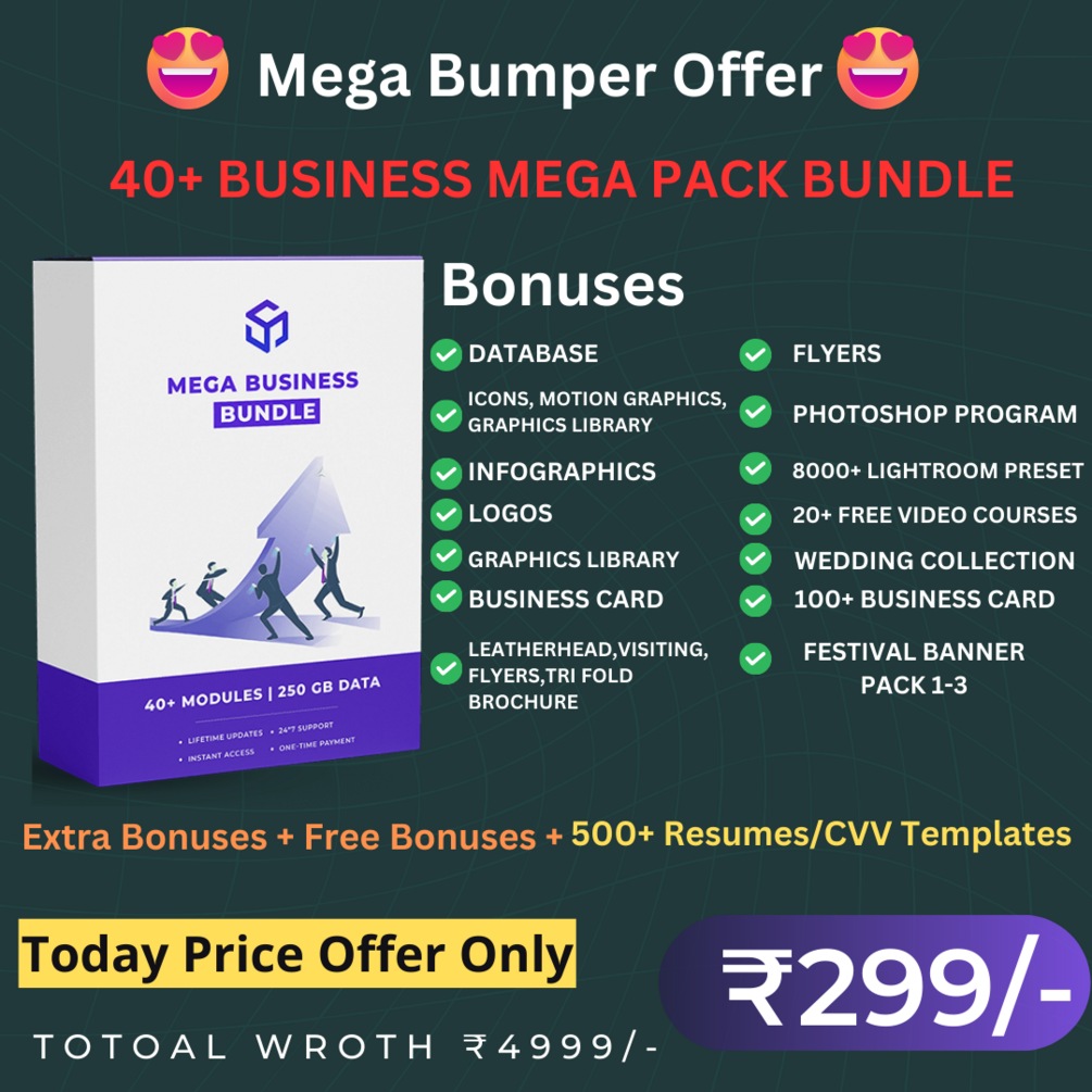 The Ultimate Business Mega Pack: 40+ Essential Tools for Business
