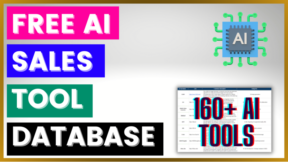 AI Sales Tools Database - [150+ AI Tools]