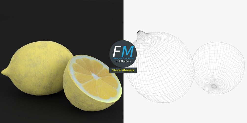 3D MODEL - Lemons