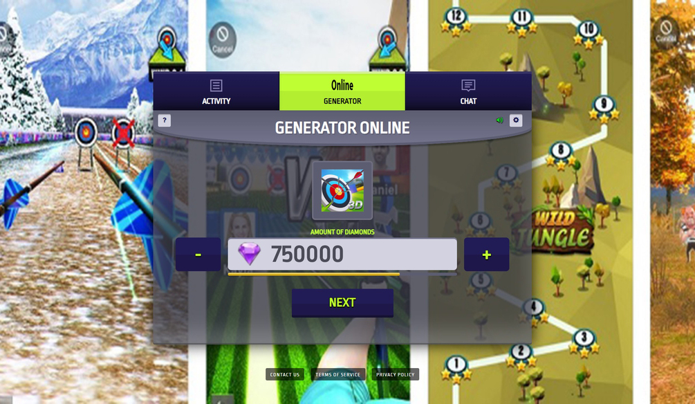 Archery Go Hack apk mod Diamonds and Coins