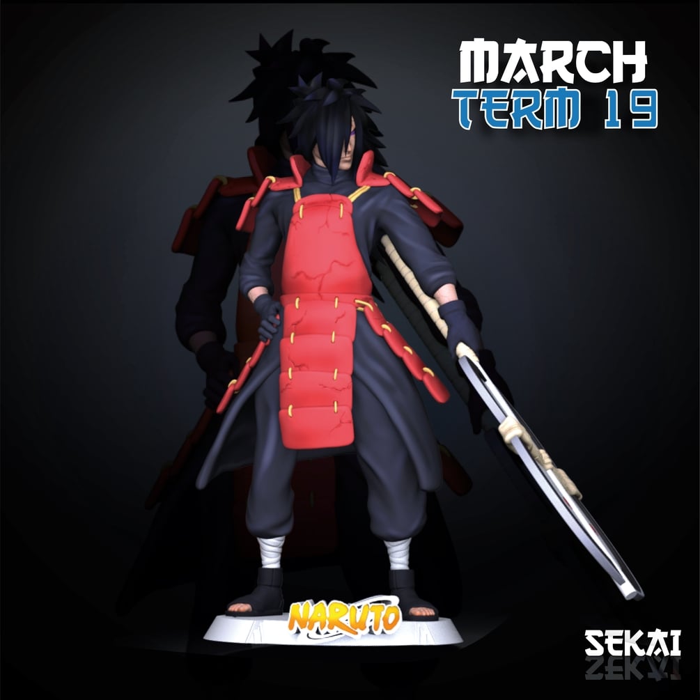 Madara Sculpture - Sekai 3D Models - Tested and Ready for 3D printing