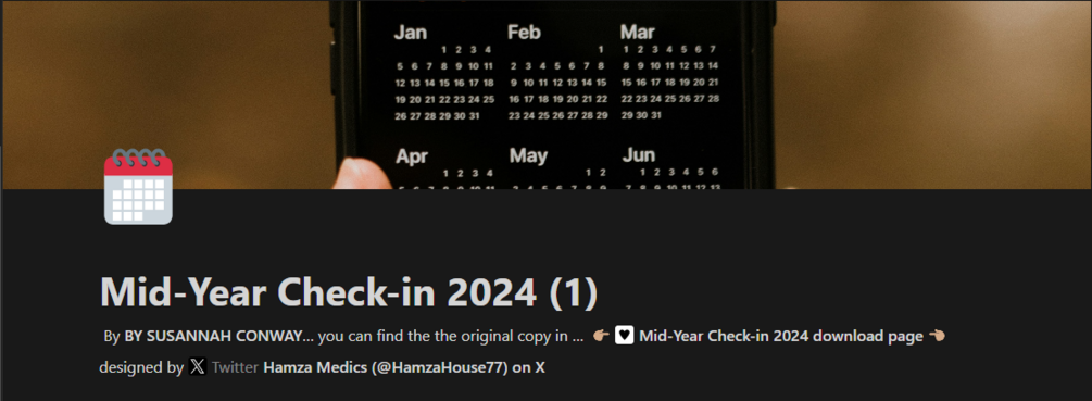 Mid Year Check-in 2024