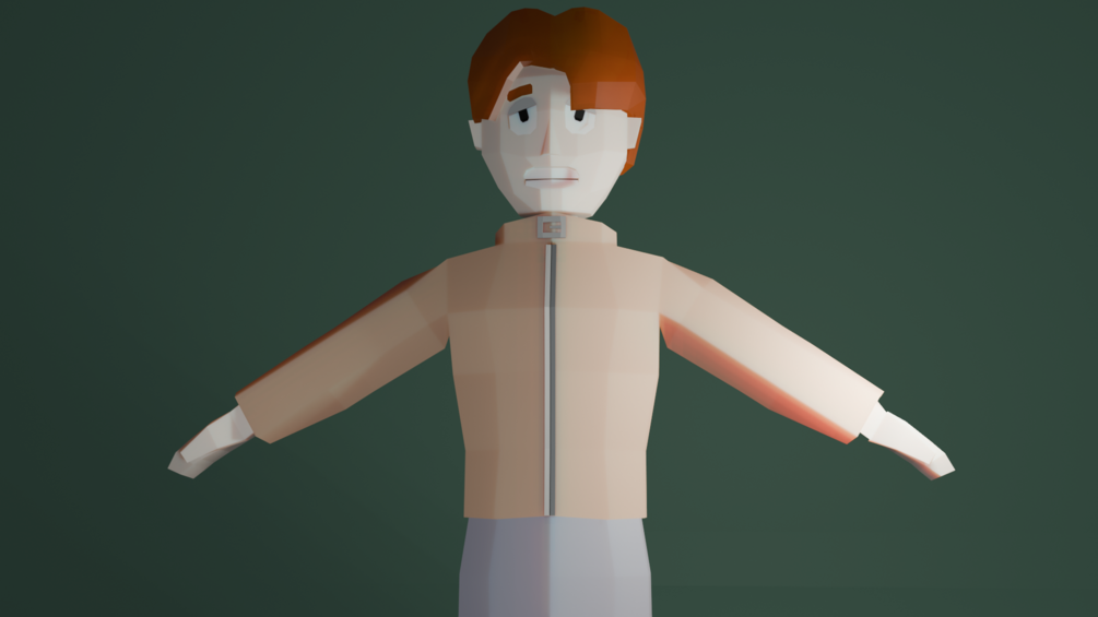 Goh OC 3D Model [Blender][OBJ][FBX]
