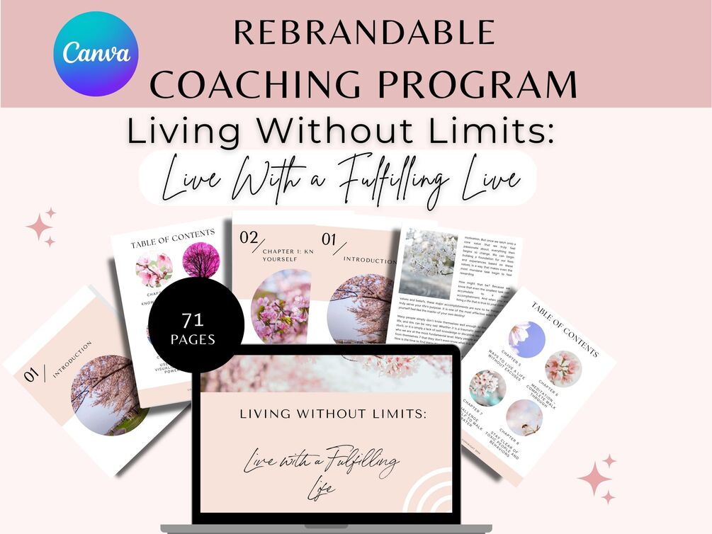 Done For You Living Without Limits , Brandable Coaching With Canva ...