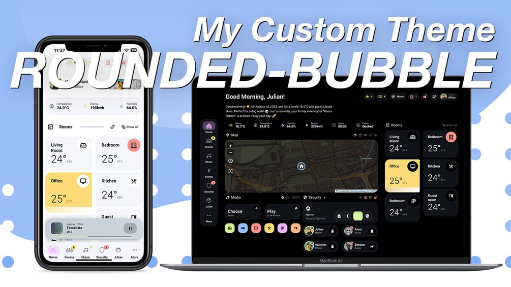 Rounded-Bubble Theme