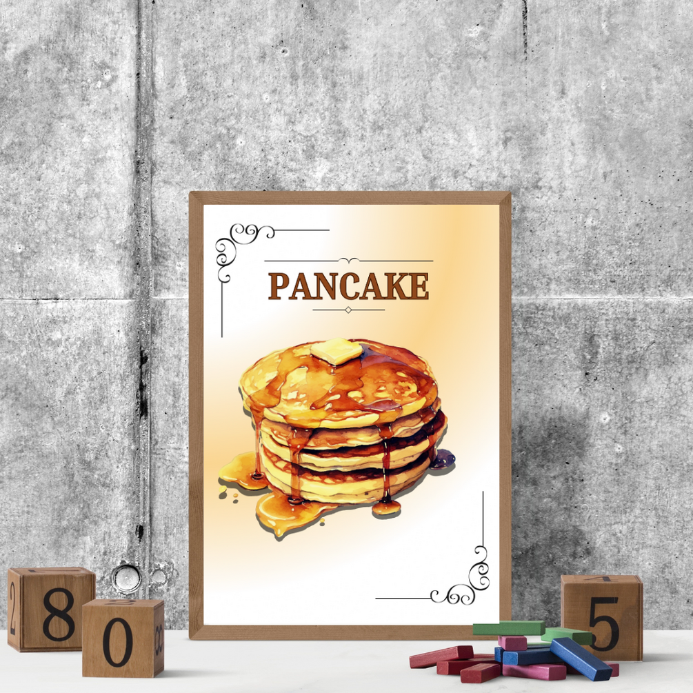 Printable Pancake Poster