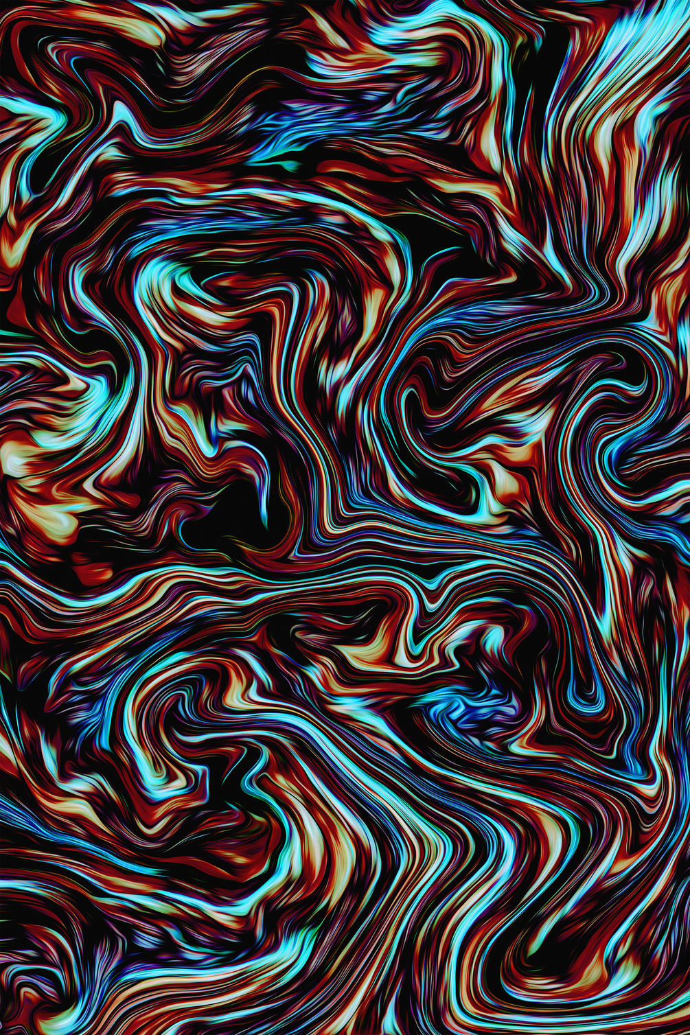 FLUID ART: "Flaws" | Abstract Background