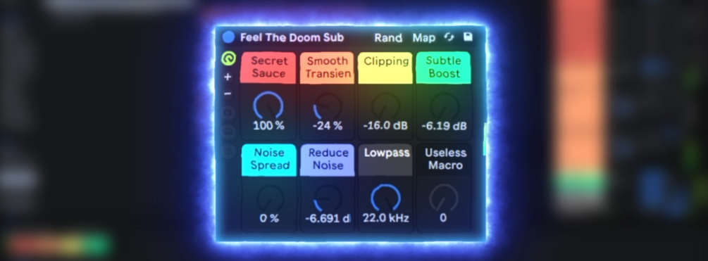 Feel The Doom's Sub Bass Ableton Rack