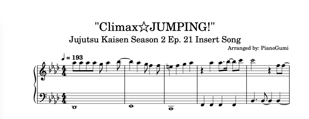 Jujutsu Kaisen Season 2 Ep.21 Insert Song - "Climax☆JUMPING!" - EASY ...