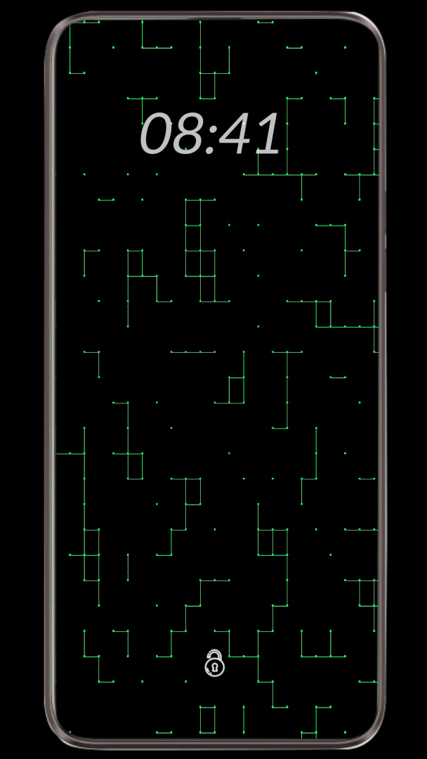 Connecting square data live wallpaper 28