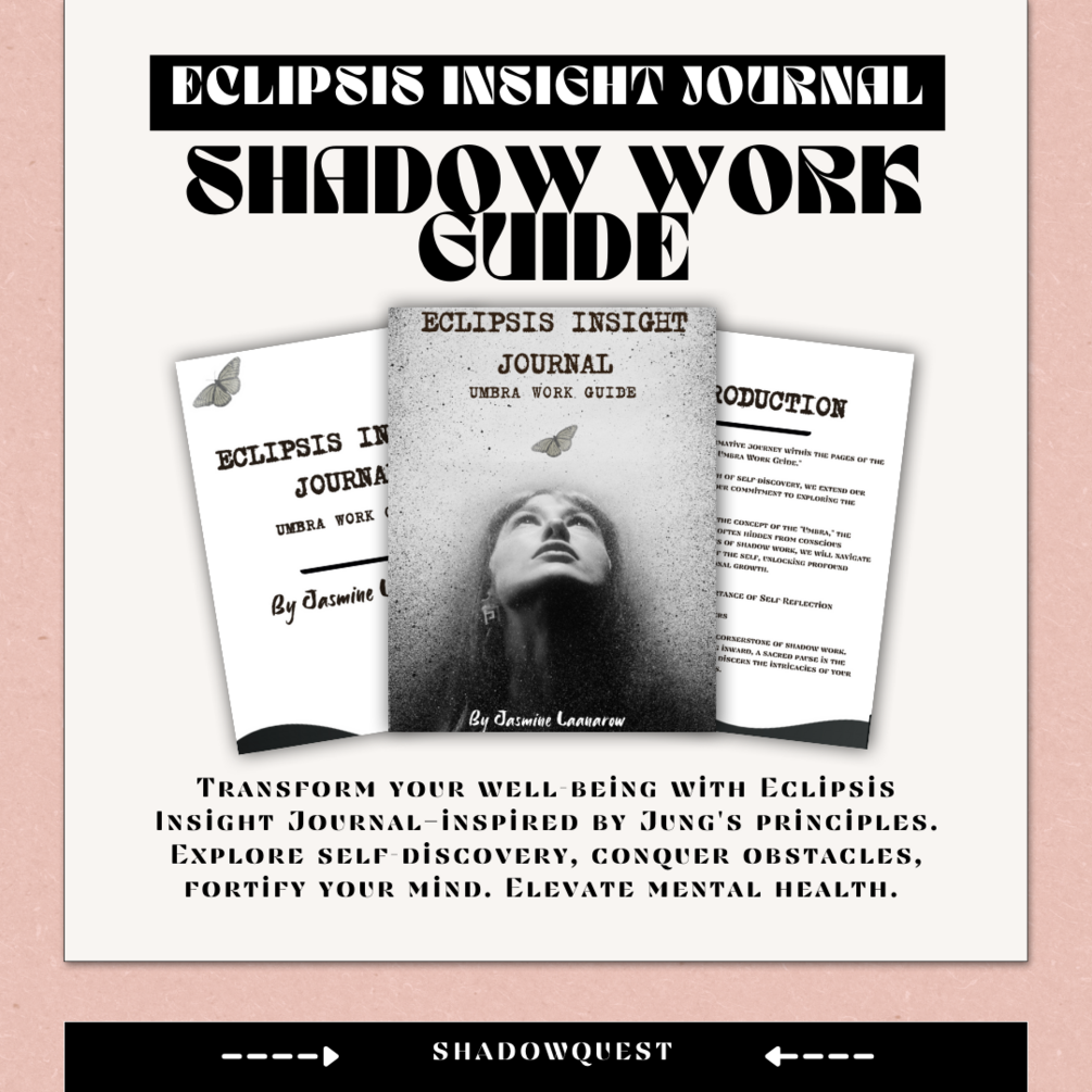 Printable Eclipsis Insight Journal: Shadow work guide, pdf instant download