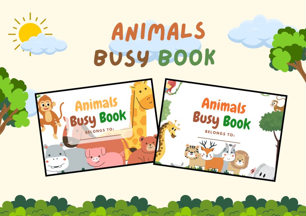 Animals Busy Book