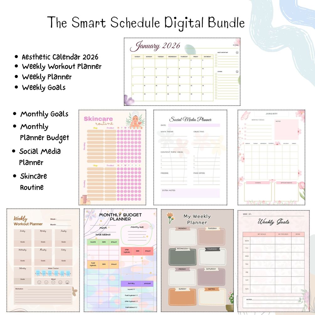 The Smart Schedule Digital Bundle