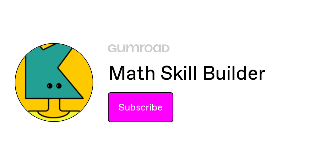 Math Skill Builder