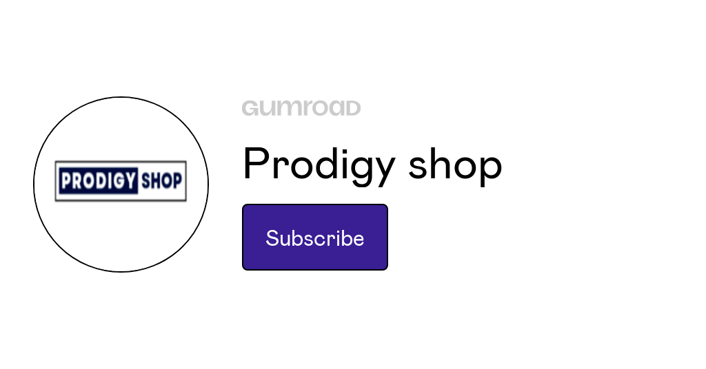 Prodigy shop