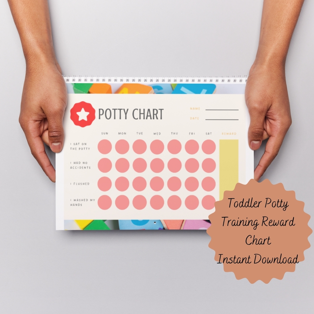 Potty Training Reward Chart - Building Blocks Theme