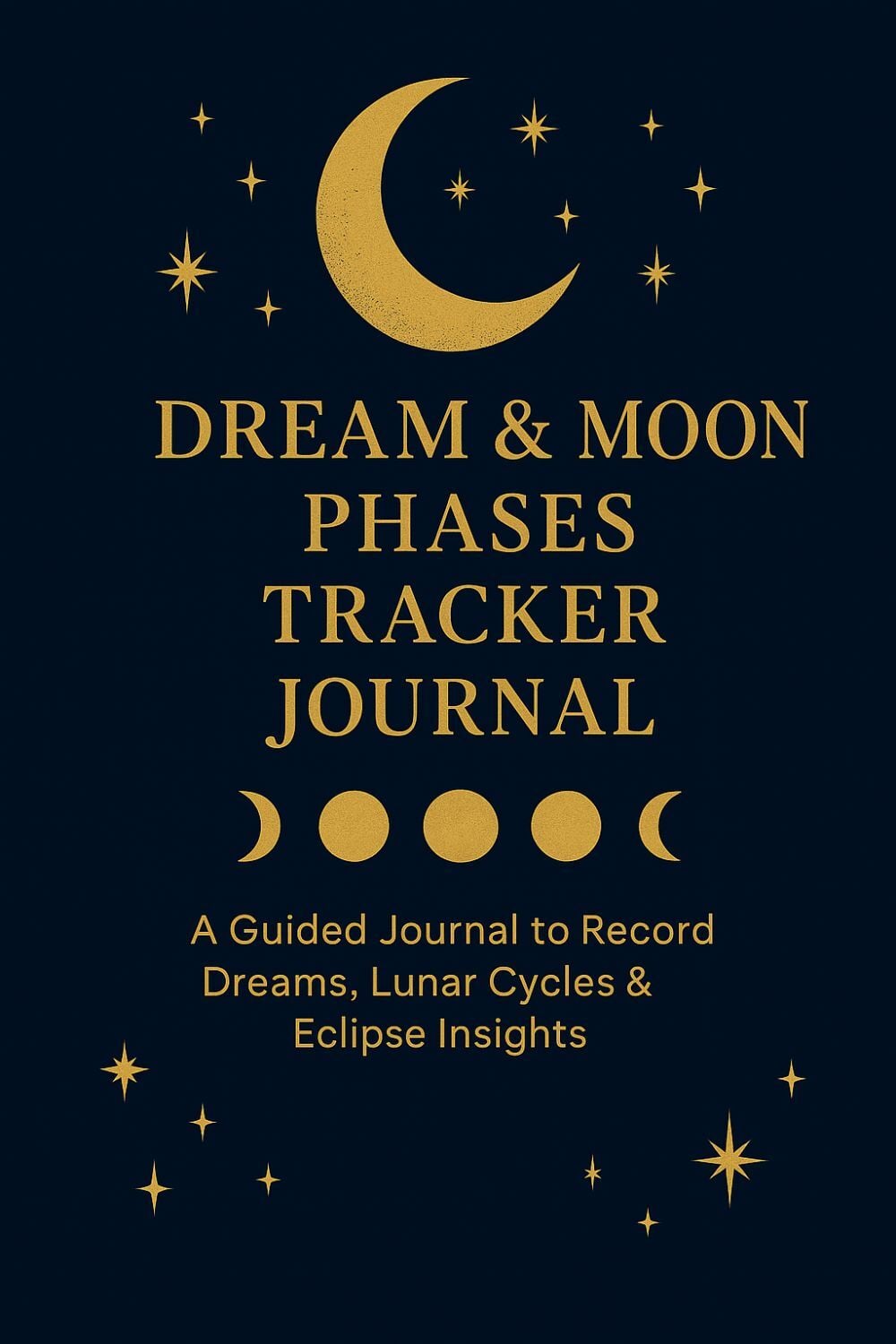 Dream & Moon Phases Tracker Journal | Dream Log, Lunar Cycles & Eclipse ...
