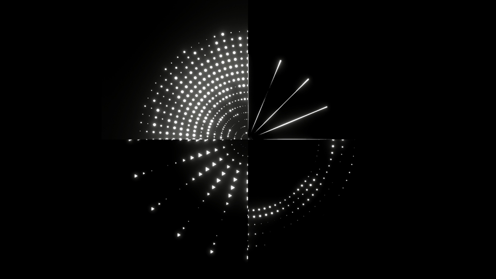 Looping Lights Animated Geometry Nodes