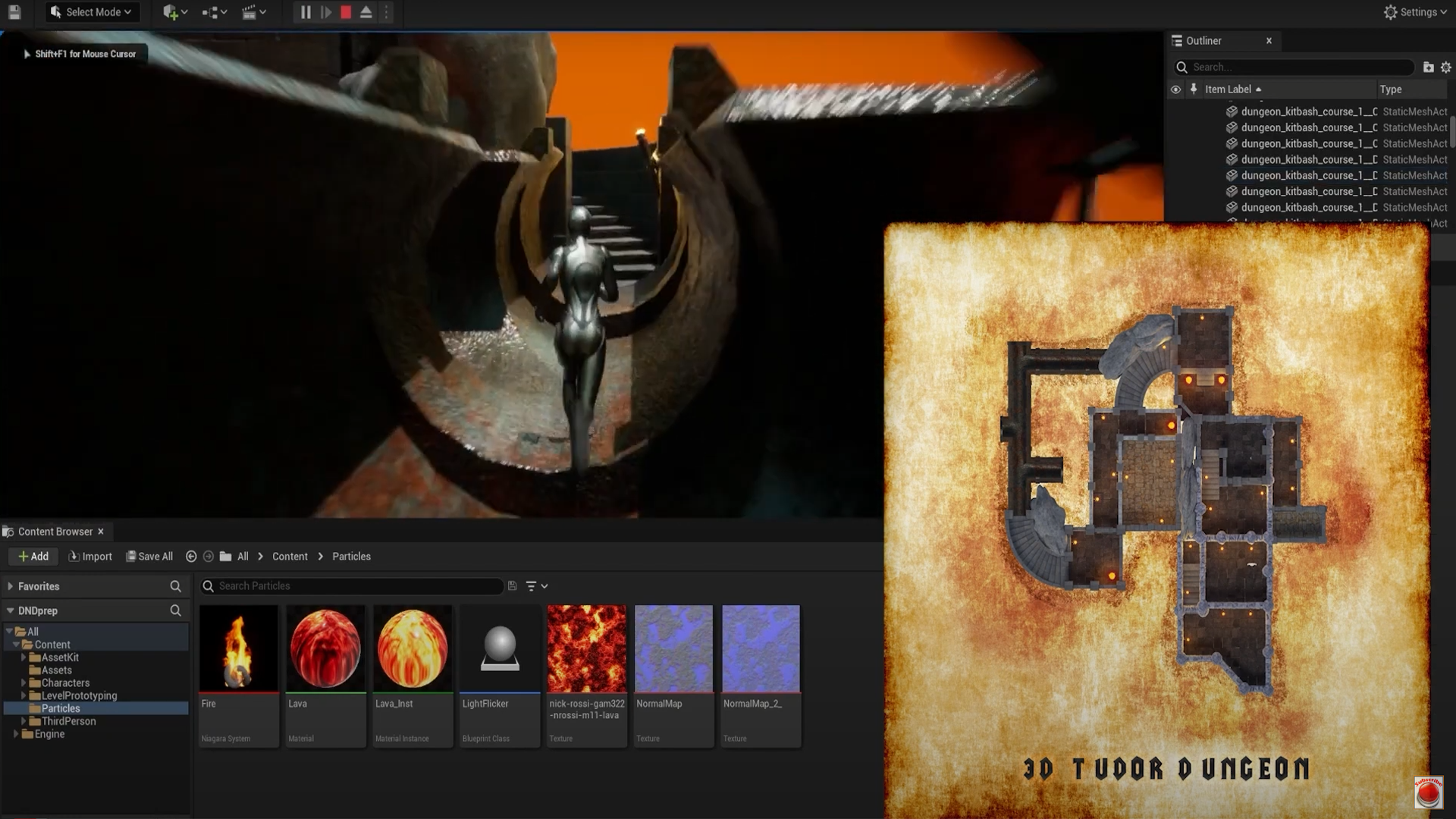 [NEW!] 🔥 BLENDER 3 TO UE5 🧙 RPG DUNGEON COURSE ⛓ ON GUMROAD - 3D Tudor