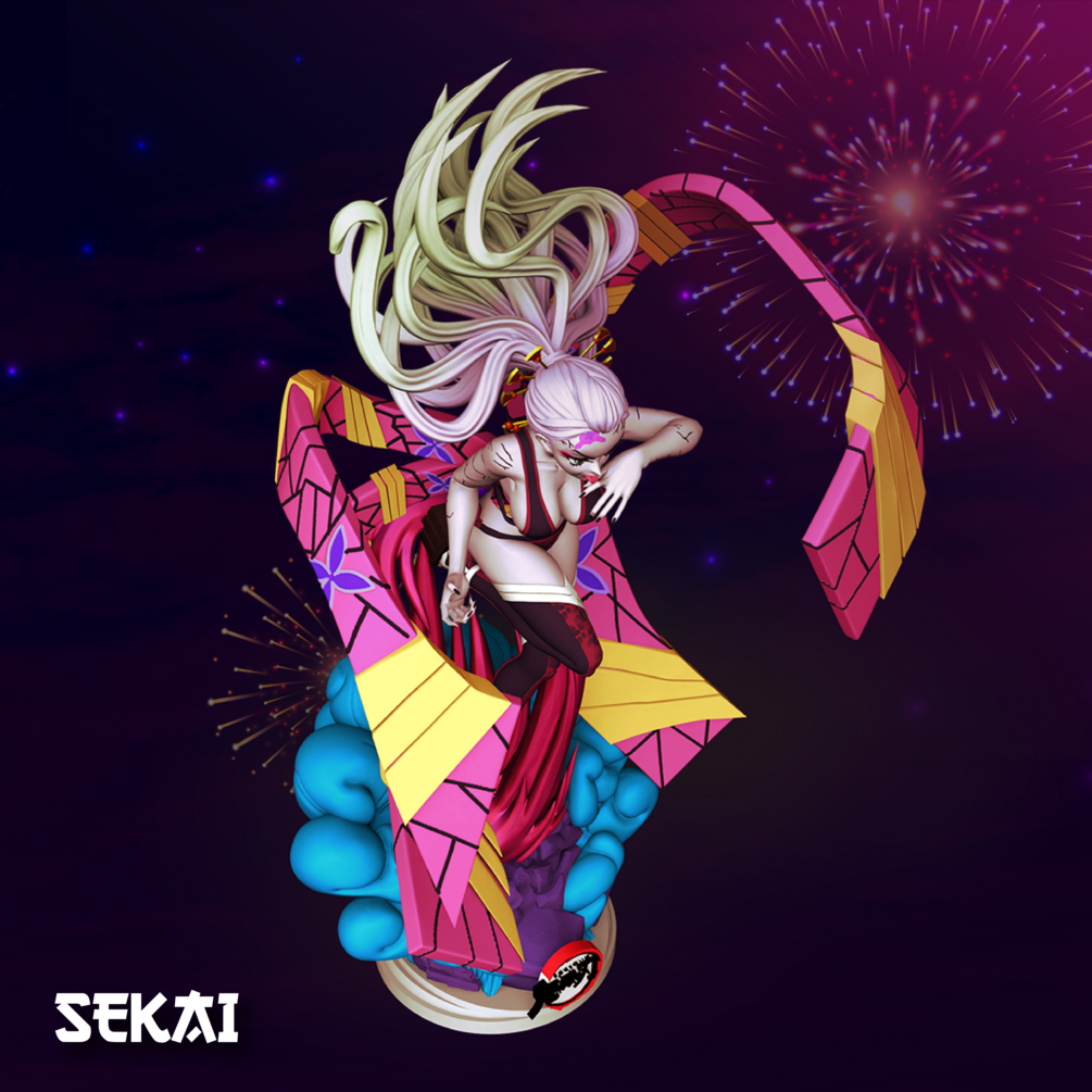 Daki Sculpture - Sekai 3D Models - Tested and Ready for 3D printing