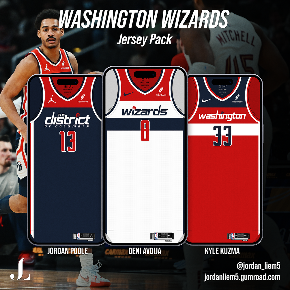 Washington Wizards Jersey Pack